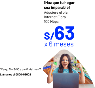 Internet Hogar: Planes con fibra óptica | Entel Perú